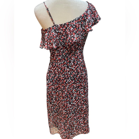 Bar III | Dresses | Bar Iii One Shoulder Floral Print Dress Easy Summer ...